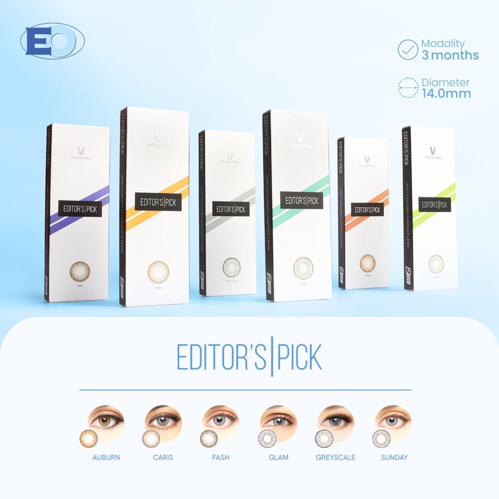 Visualities Editor's Pick Colored Graded Contact Lenses