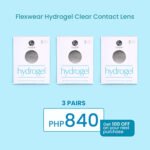 EO Flexwear Hydrogel Clear Contact Lenses