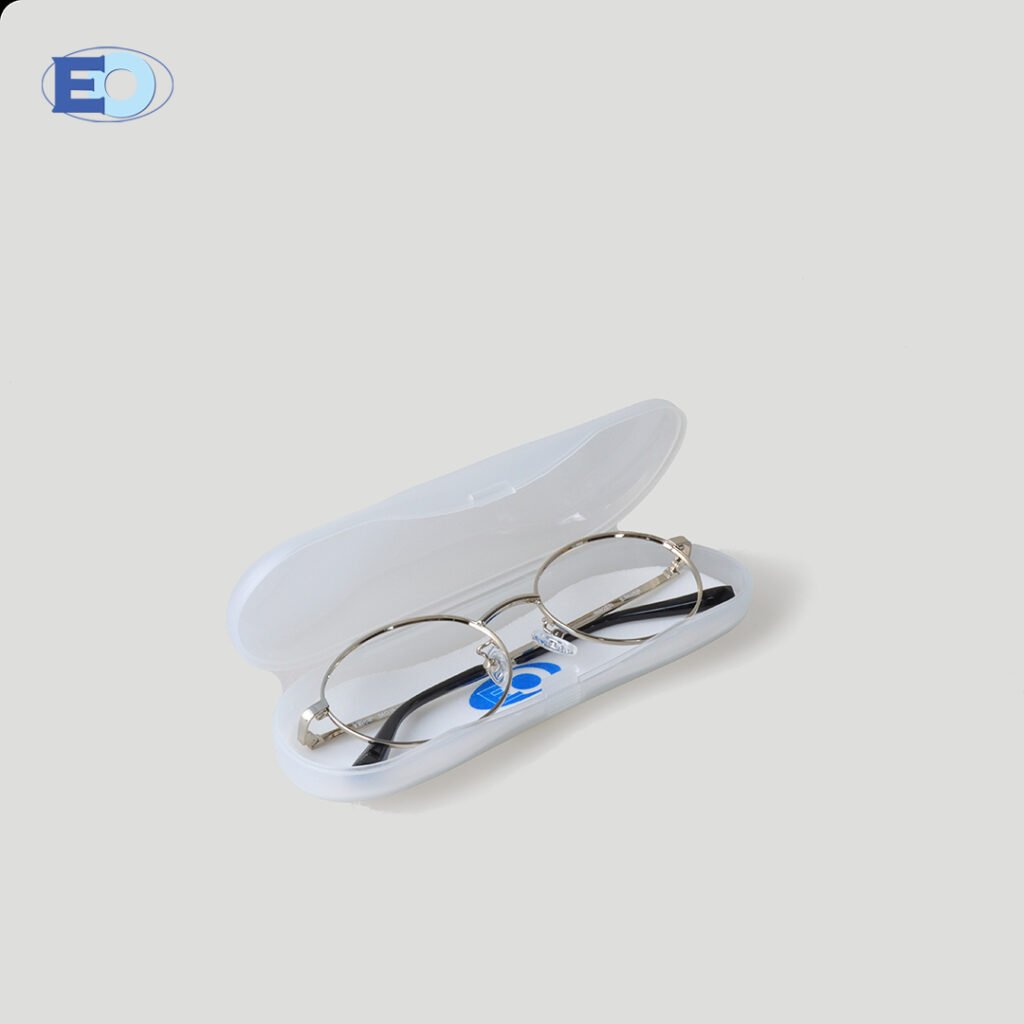 EO Eyeglasses Case White